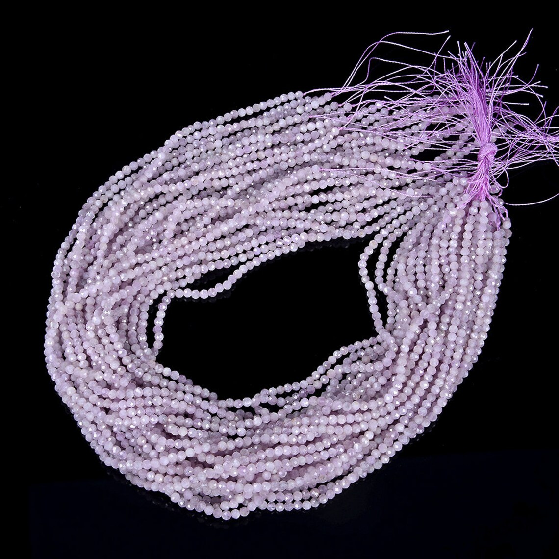 Natural Kunzite Gemstone Violet Purple Grade AA 2mm 3mm 4mm Micro ...