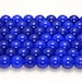 8MM Deep Blue Jade Gemstone Round Beads 15 Inch Full Strand BULK LOT 1 ...