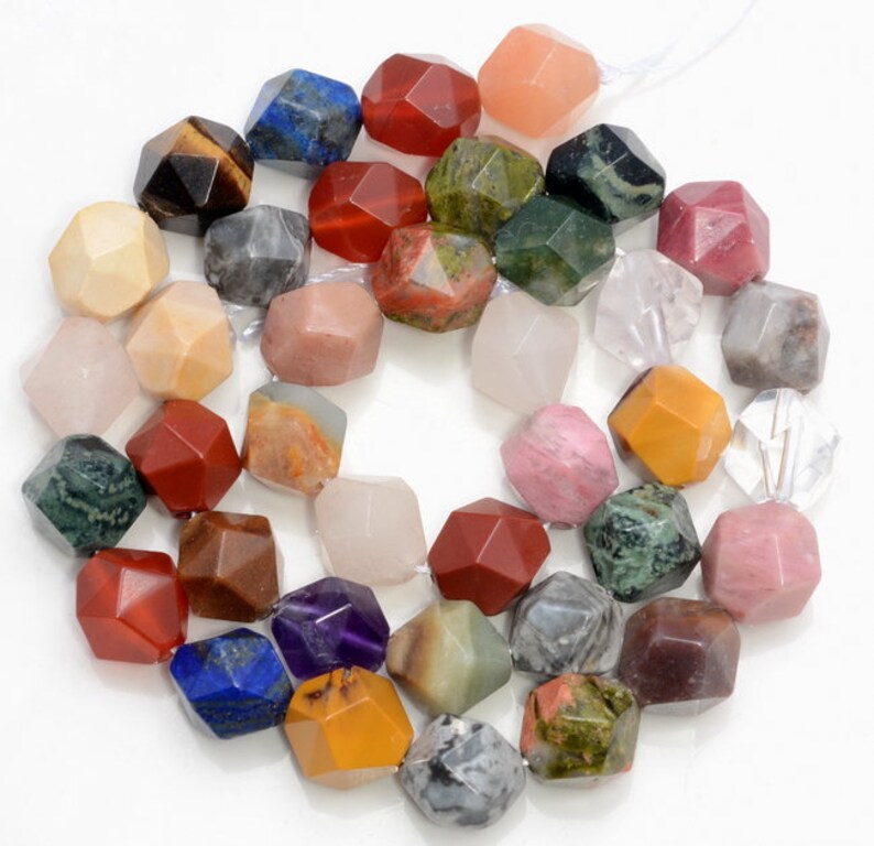 Genuine Natural Mixed Multi Stone Gemstone Grade AAA 6mm 8mm - Etsy