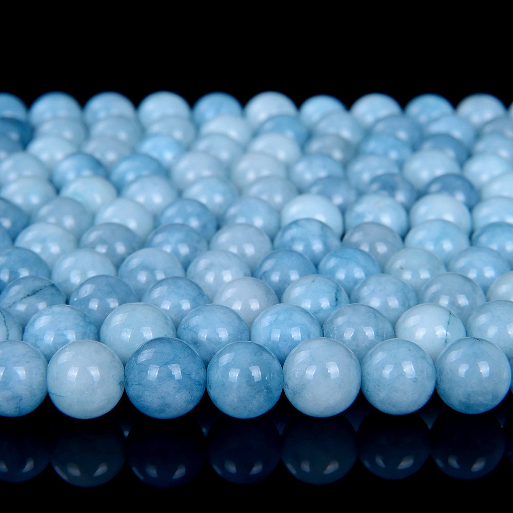 Larimar Quartz Gemstone Grade AAA Round 6MM 8MM 10MM Loose Beads BULK ...