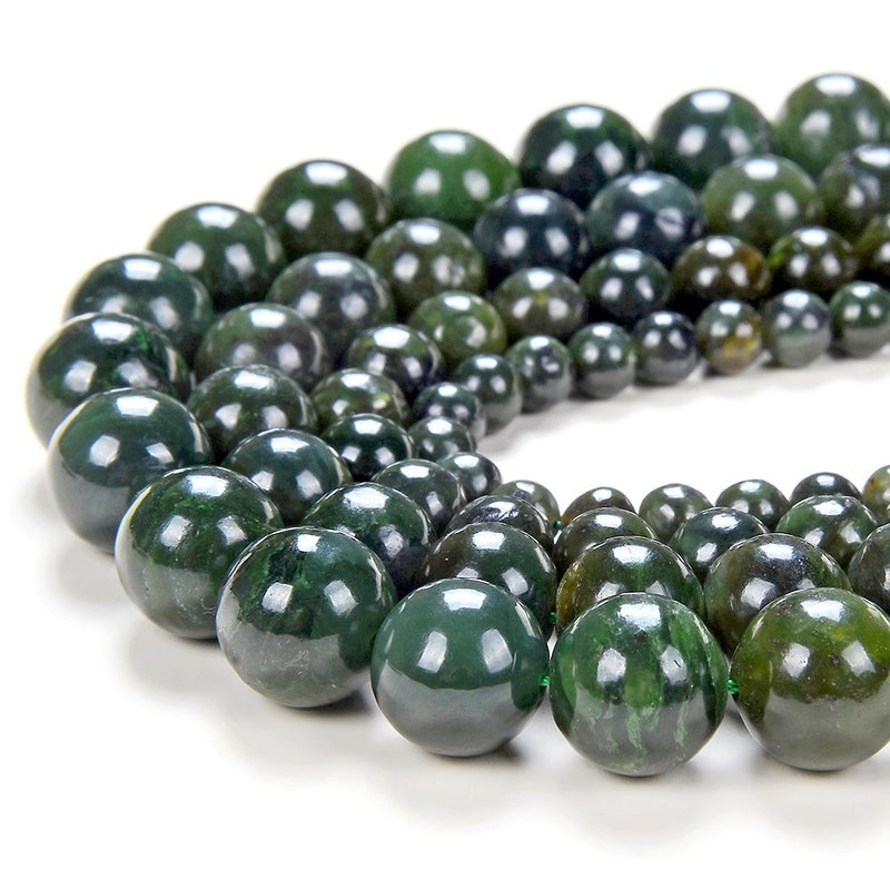 Nephrite Jade Beads - Etsy