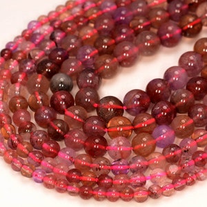 Genuine Natural Auralite 23 Cacoxenite Quartz Purple Pink Red Gemstone ...
