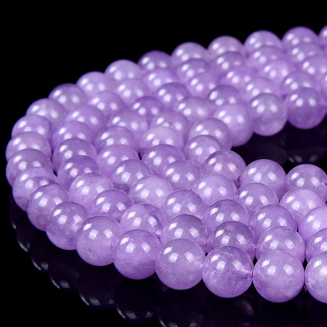 Lavender Amethyst Gemstone 8MM Round Loose Beads BULK LOT 1,2,6,12 and ...