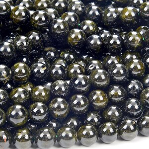 Extremely Rare Natural Epidote Crystal Gemstone Grade AAA Round 4MM 5MM ...