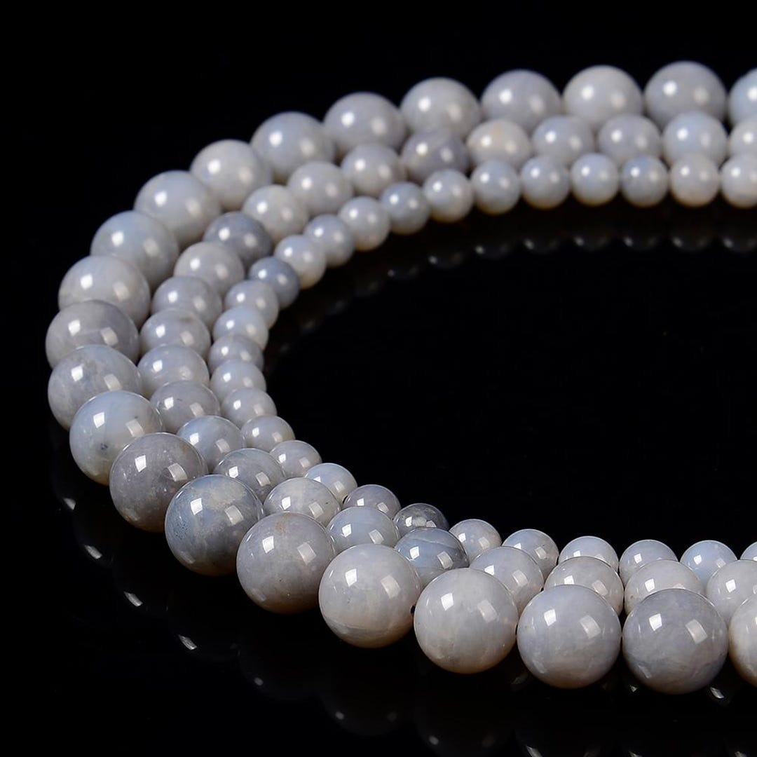 Natural Extremely Rare Blue Rose Quartz Gemstone Grade AA Round 6MM 8MM ...