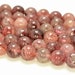 8mm Genuine Red Strawberry Lepidocrocite Quartz Gemstone Grade A Round ...