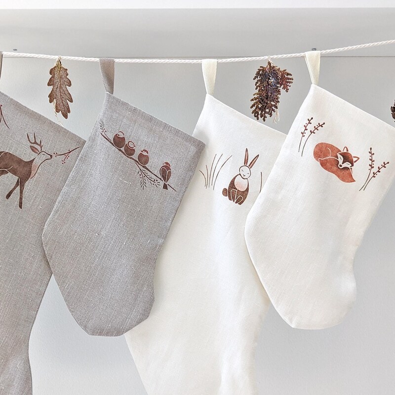 Christmas Stocking Fox - Etsy
