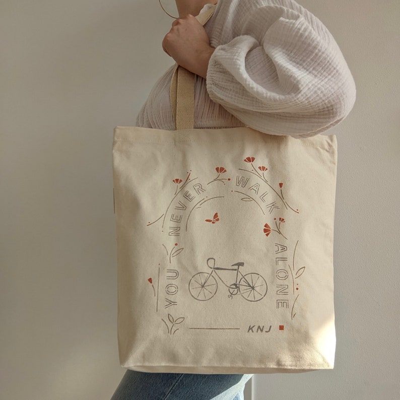 Namjoon Tote Bag Hand Painted Hand Stenciled Organic Cotton - Etsy