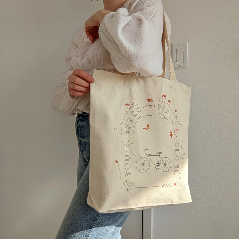 Namjoon Tote Bag Hand Painted Hand Stenciled Organic Cotton - Etsy