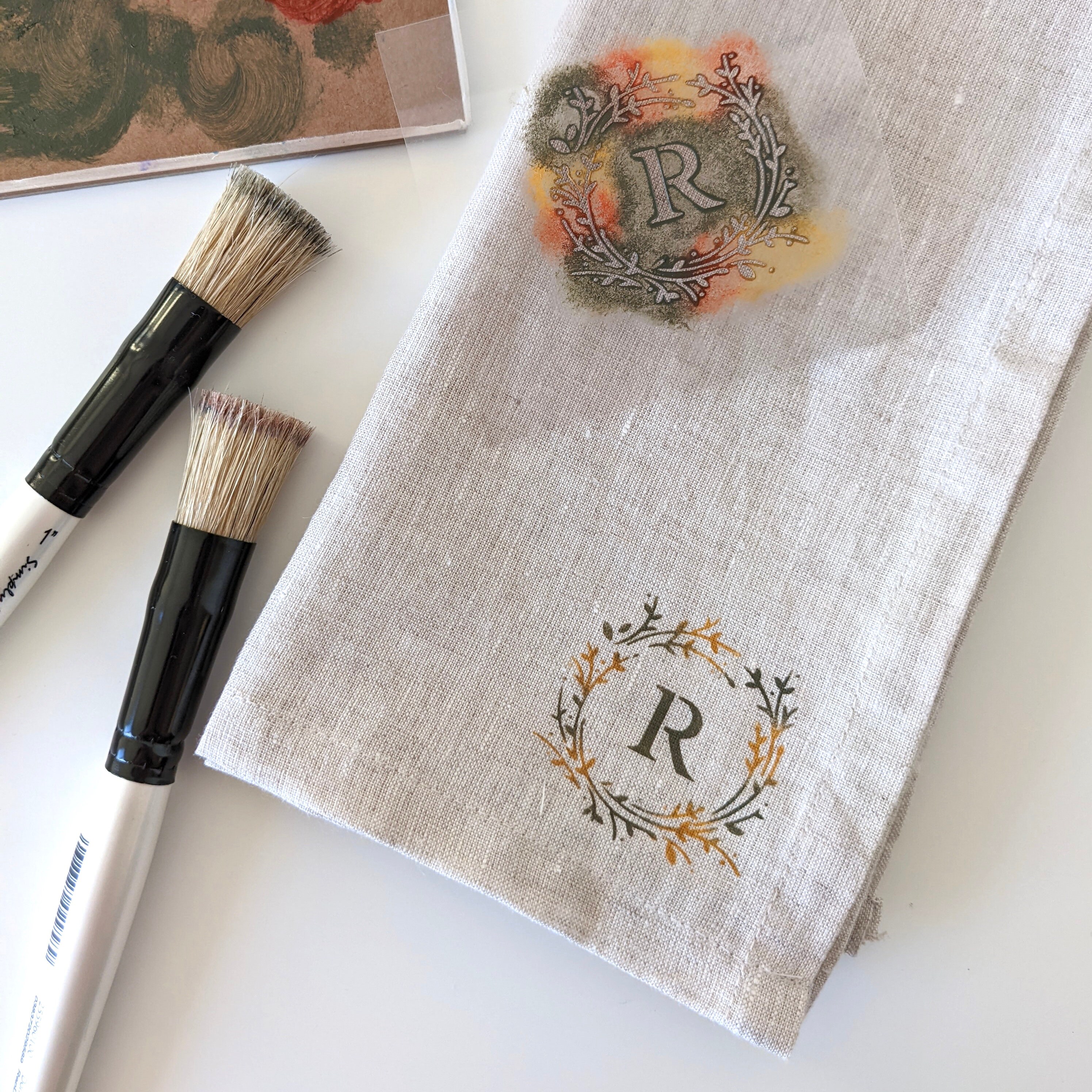Personalized 100% Linen Napkin Set, Linen Anniversary Gift - Etsy