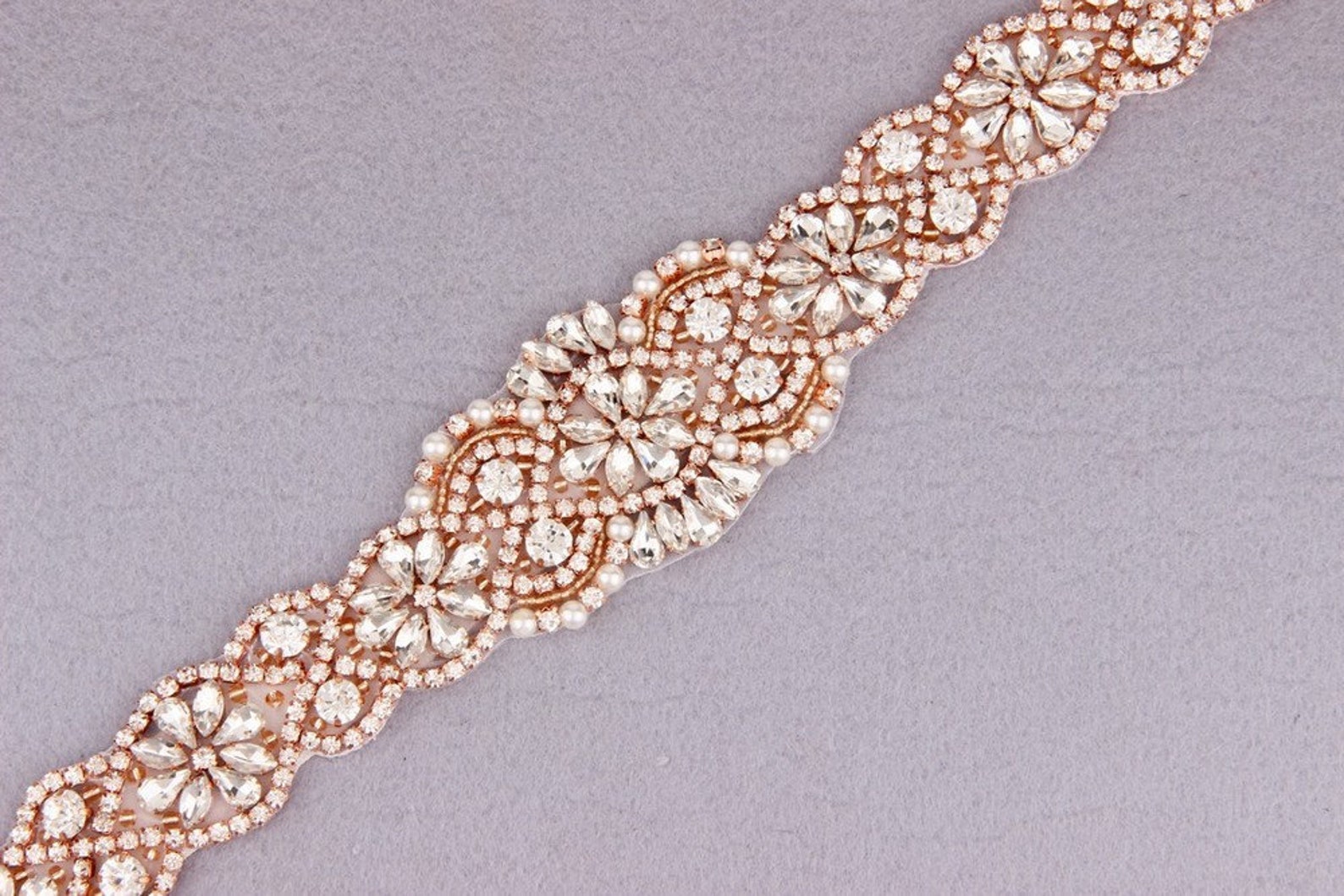 Bridal Belt Rose Gold Belt Wedding Belt Skinny Bridal Belt - Etsy