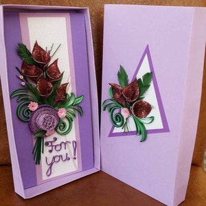 Quilling Card With Box - Etsy