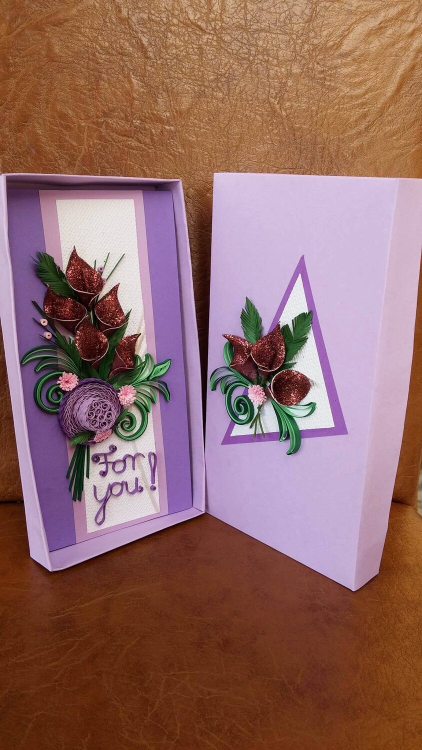 Quilling Card With Box - Etsy