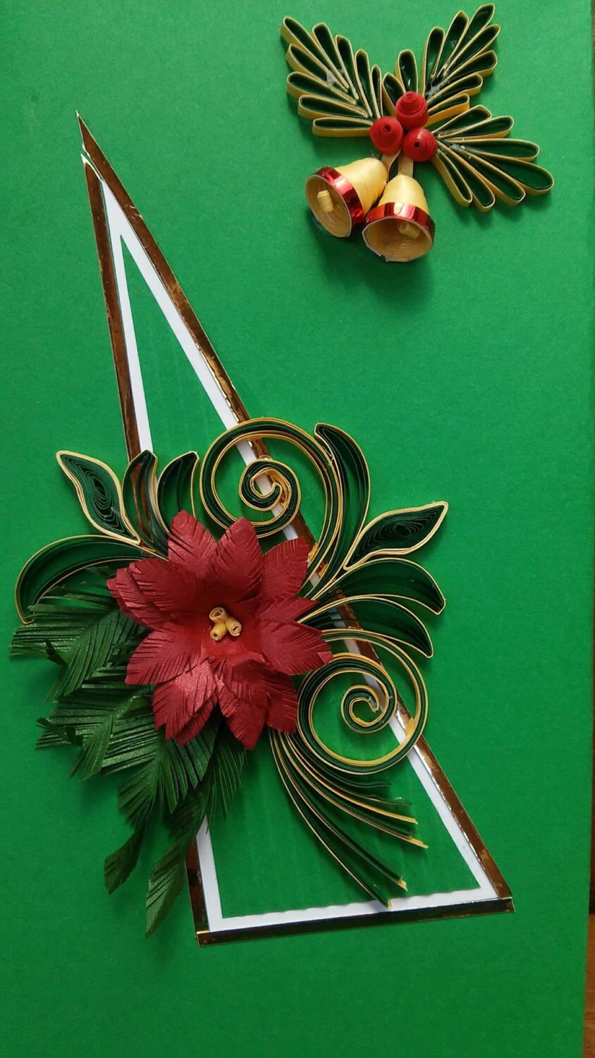 Christmas Quilling Card With Box - Etsy