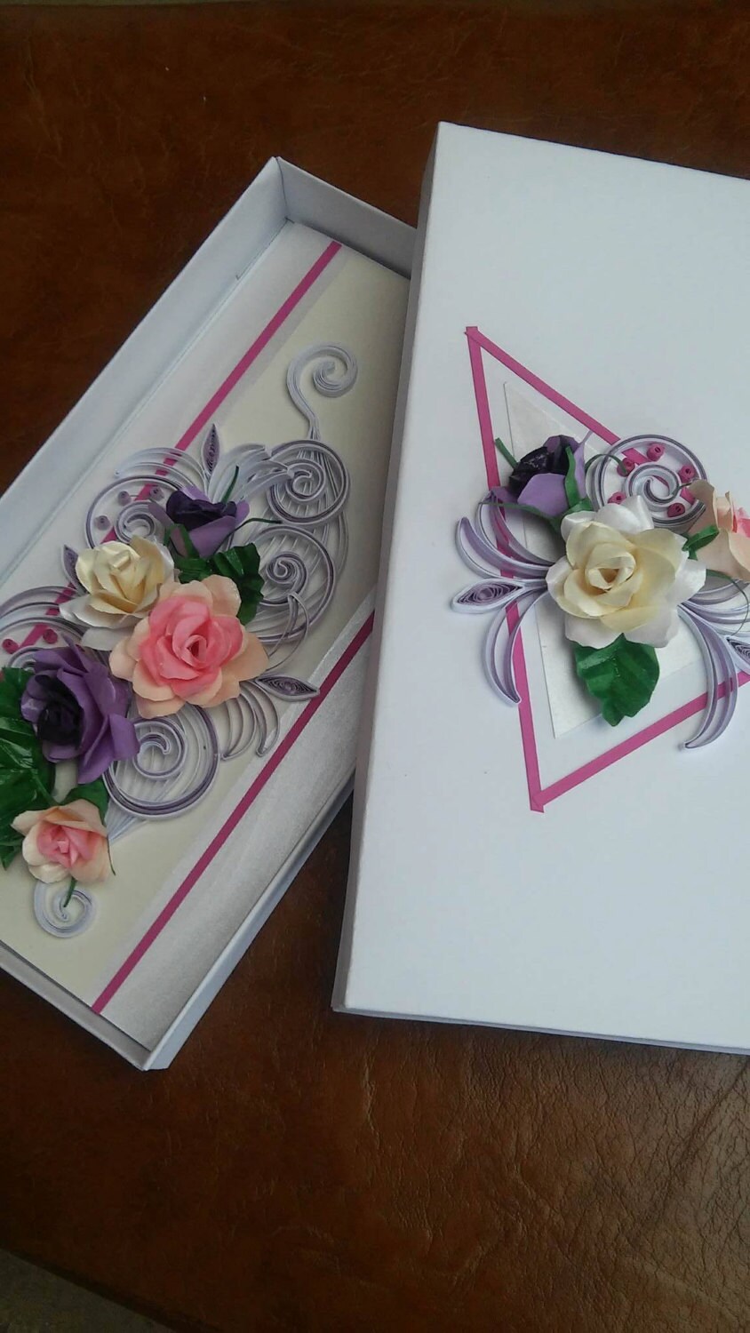 Quilling Card With Box - Etsy