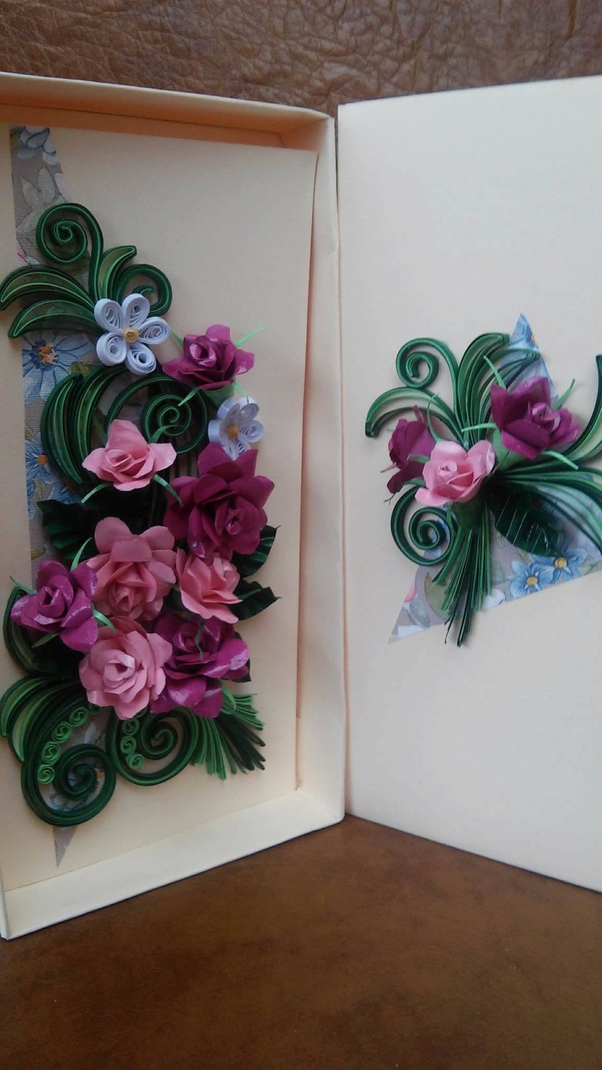 Quilling Card With Box - Etsy