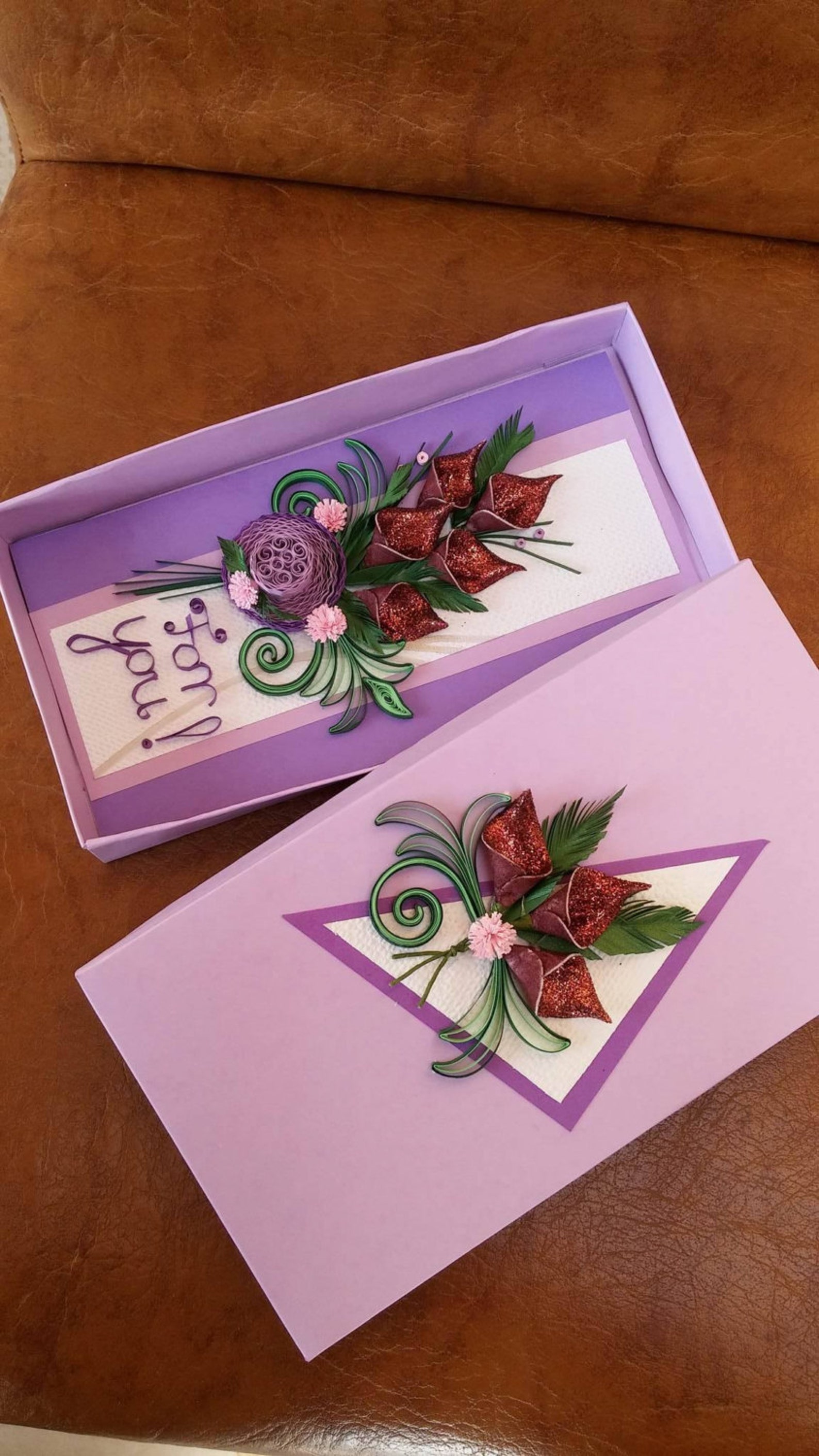 Quilling Card With Box - Etsy
