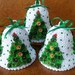 Quilling Christmas Tree Bells, Handmade, SET OF 4 - Etsy