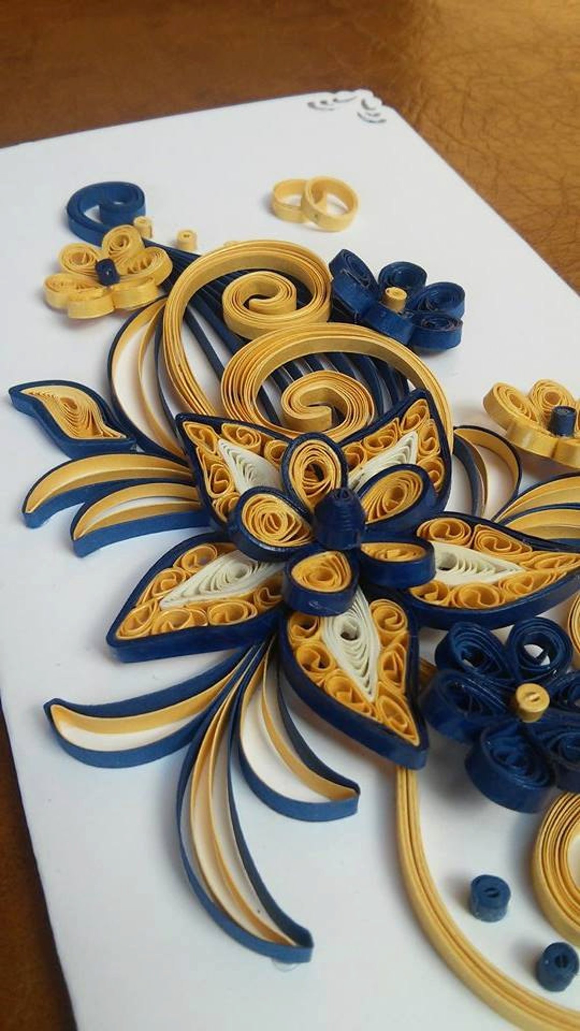 Quilling Wedding Invitation - Etsy