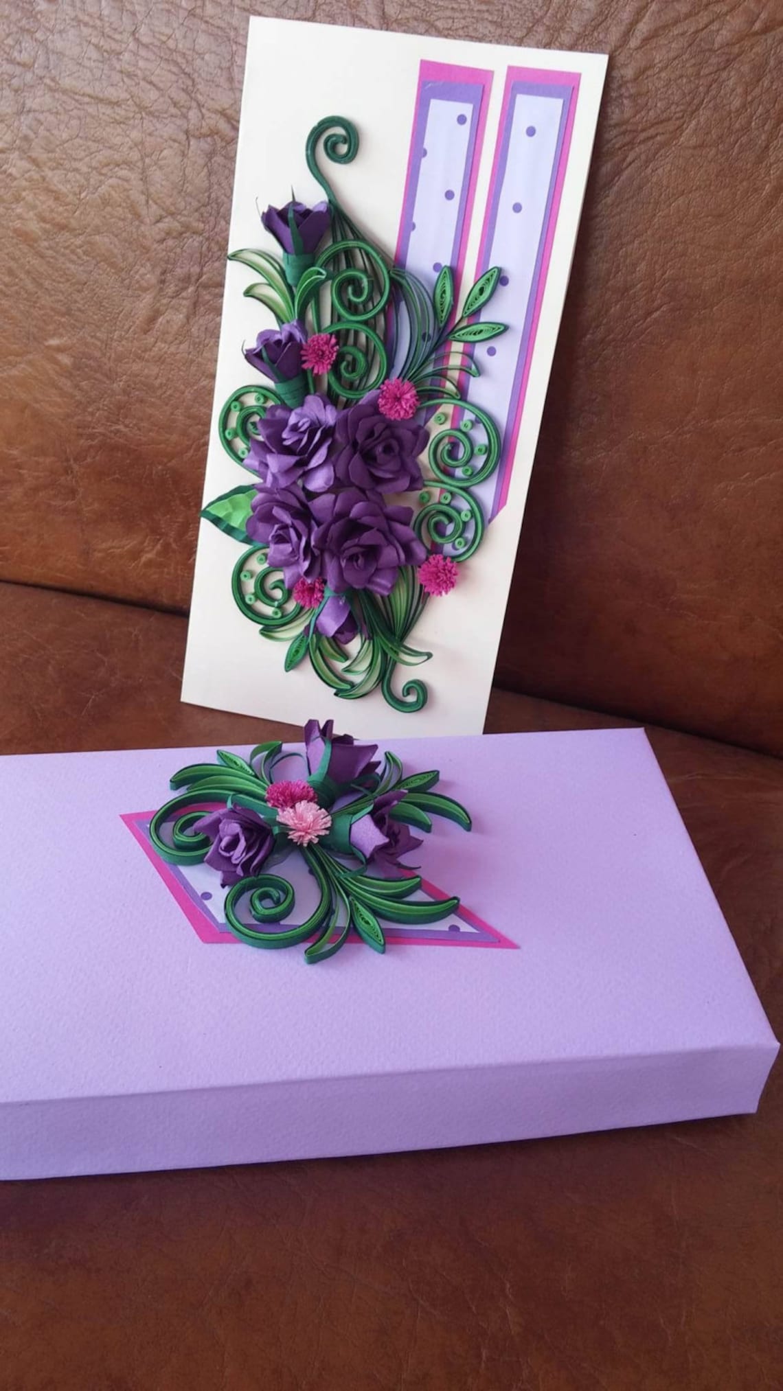 Quilling Card With Box - Etsy