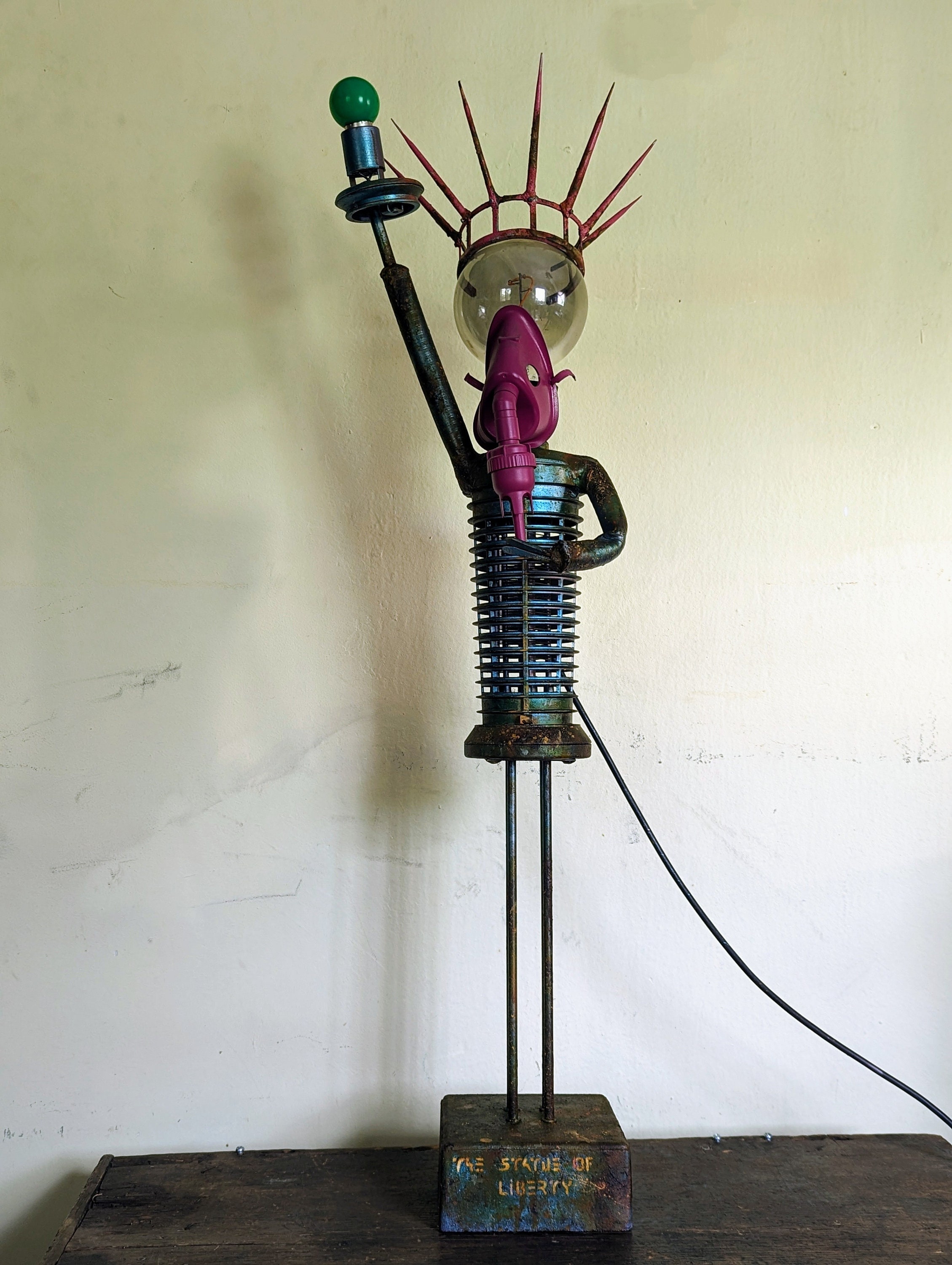 The Statue of Liberty, Rusty Underground Remix. Another Stain Artwork ...