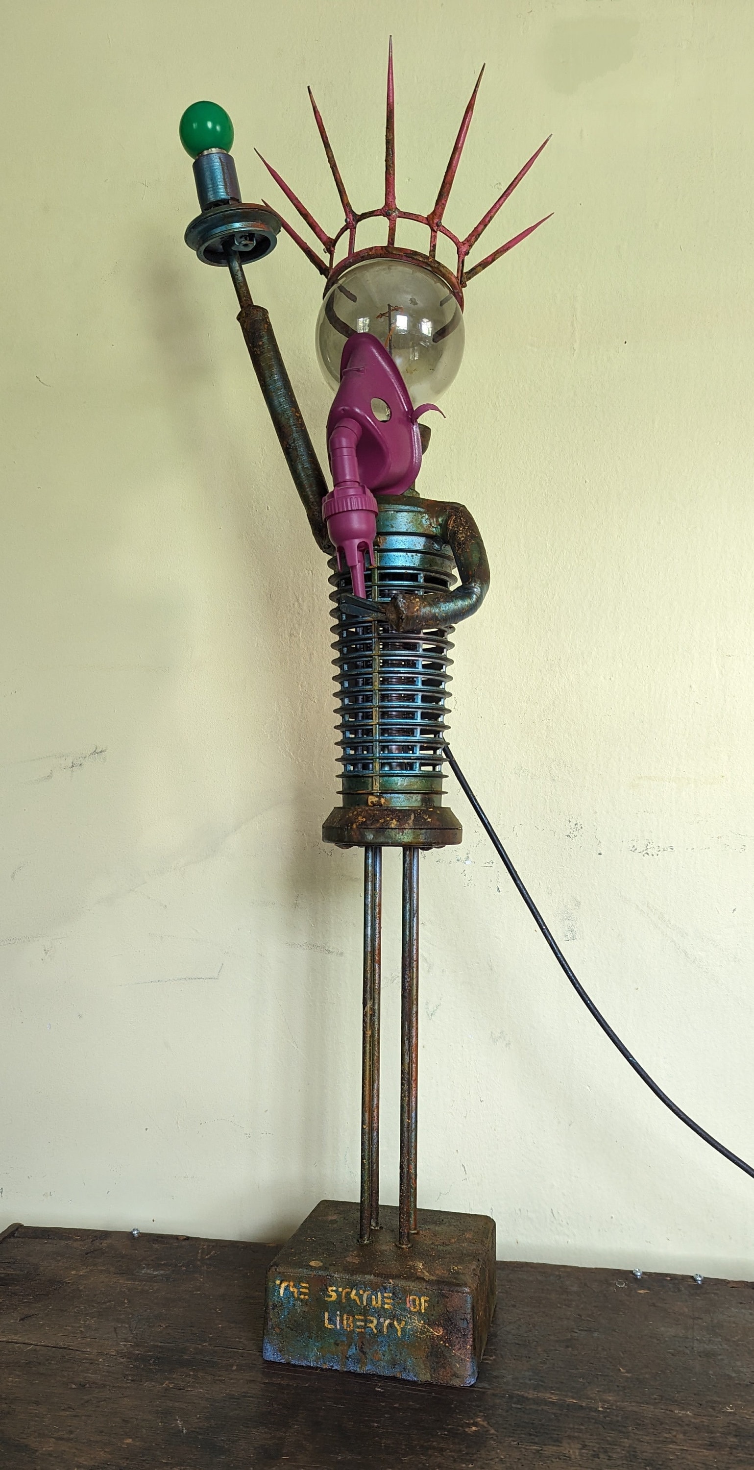 The Statue of Liberty, Rusty Underground Remix. Another Stain Artwork ...