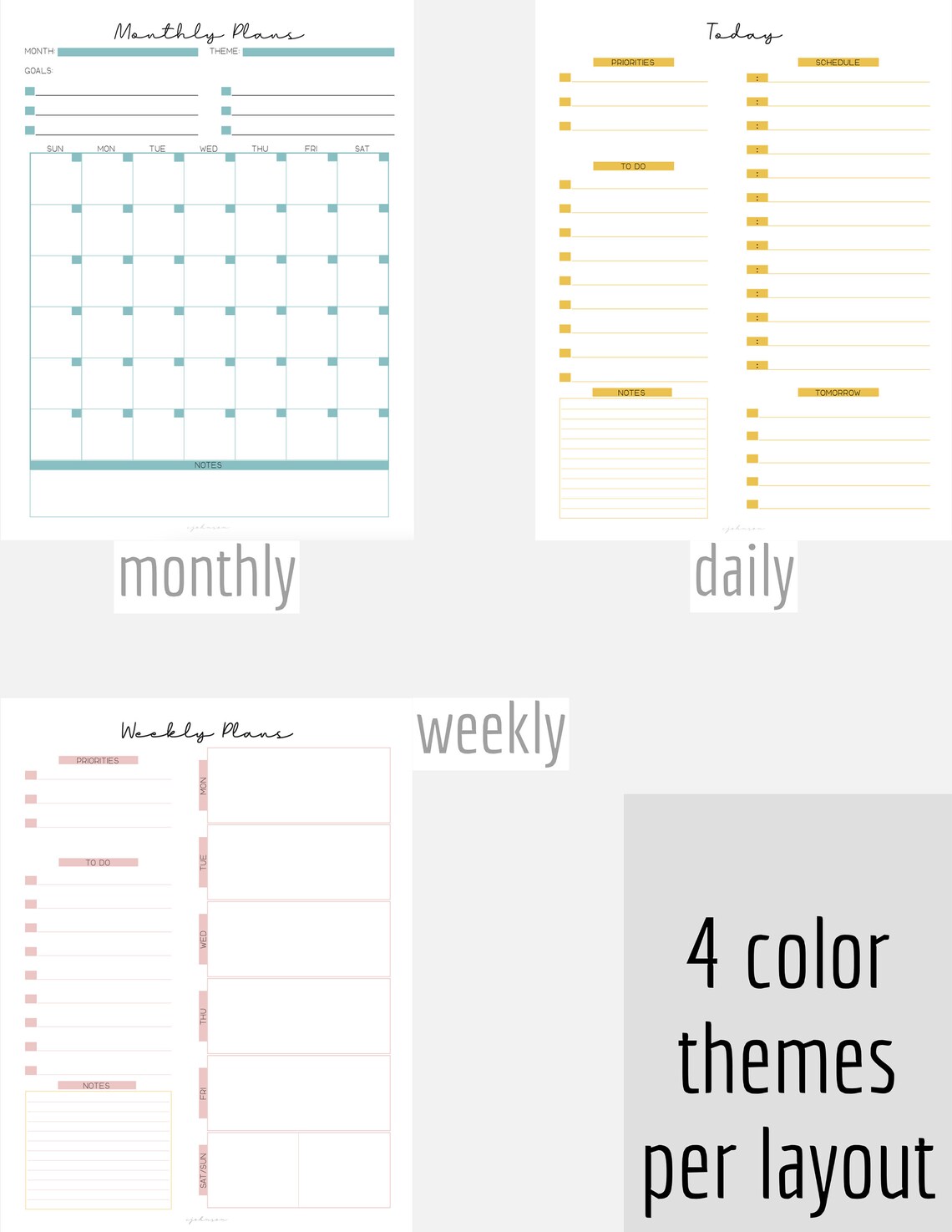 Planner Bundle Printables A4 And Letter Planner Printable Inserts Etsy planner-bundle-printables-a4-and-letter-planner-printable-inserts-etsy