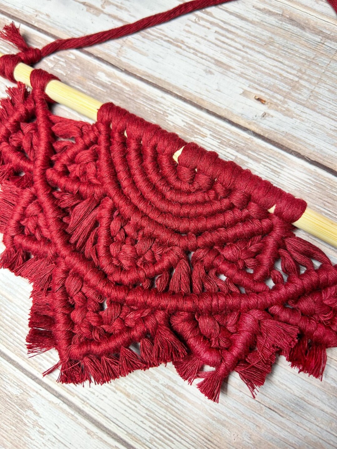 Half Mandala Macrame Artwork Eye-catching Wall Tapestry for Spiritual ...