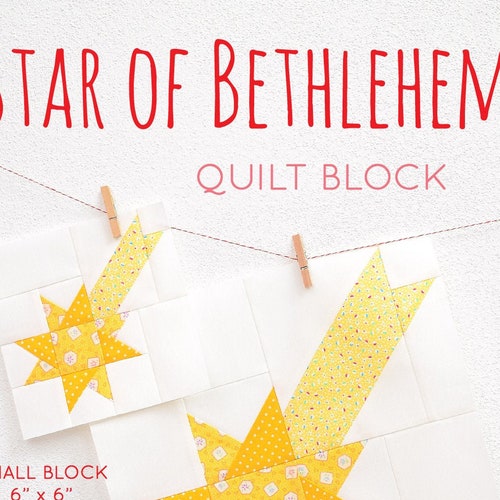 PDF Christmas Quilt Pattern Star of Bethlehem Quilt Pattern - Etsy