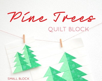 Pine Trees Quilt Pattern | Etsy