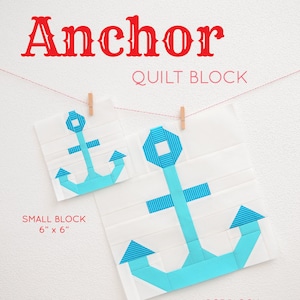 PDF Nautical Quilt Pattern Anchor Quilt Pattern - Etsy