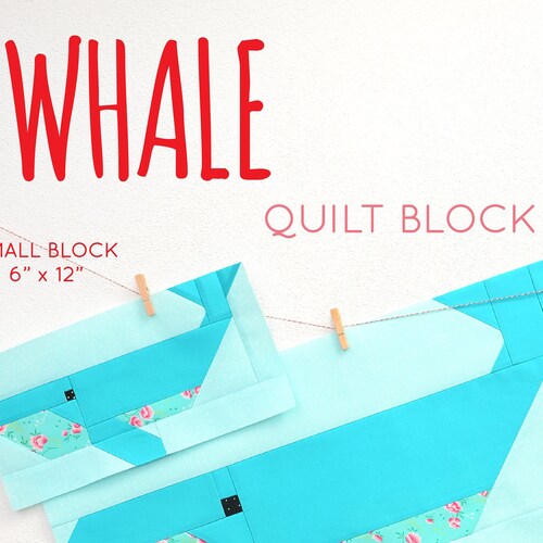 PDF Nautical Quilt Pattern Whale Quilt Pattern - Etsy