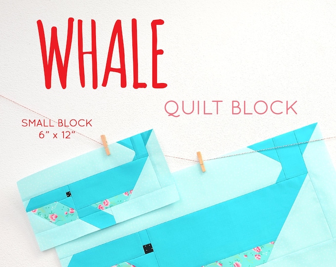 Whale Watching Quilt Pattern - Physical Copy - Etsy Canada