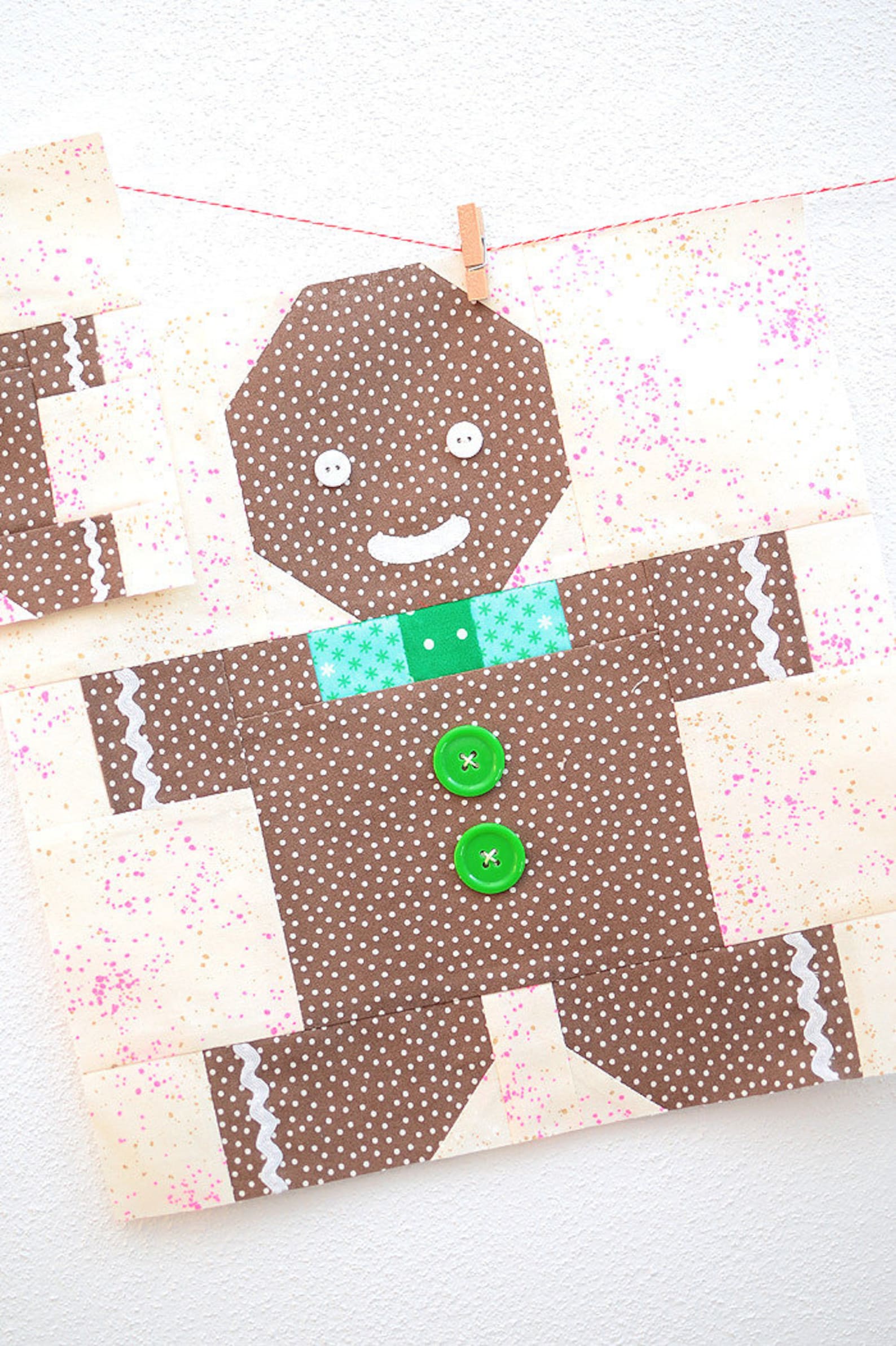 PDF Christmas Quilt Pattern Gingerbread Man Quilt Pattern - Etsy