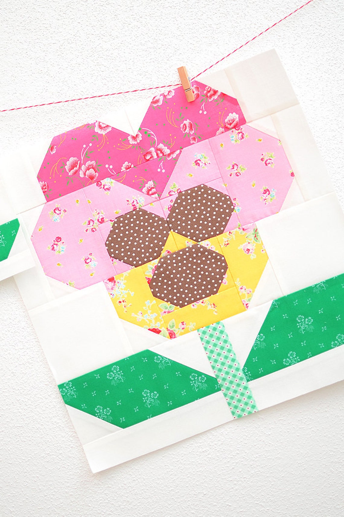 PDF Spring Quilt Pattern Pansy Quilt Pattern - Etsy