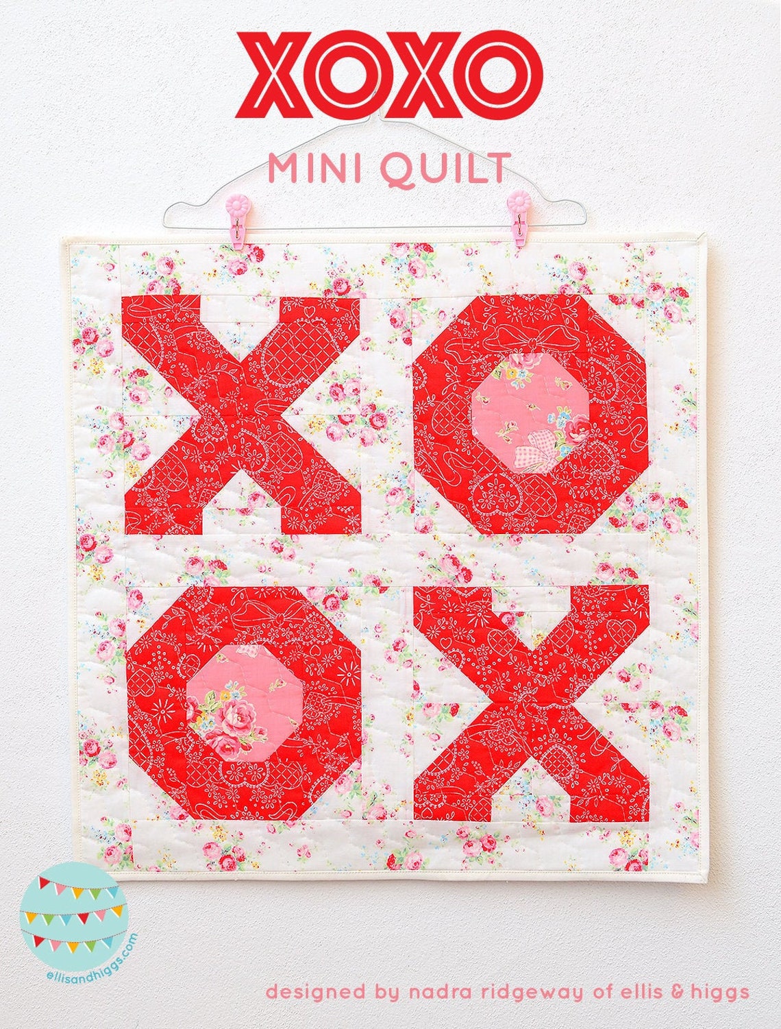 PDF Heart Quilt Pattern XOXO Mini Quilt - Etsy