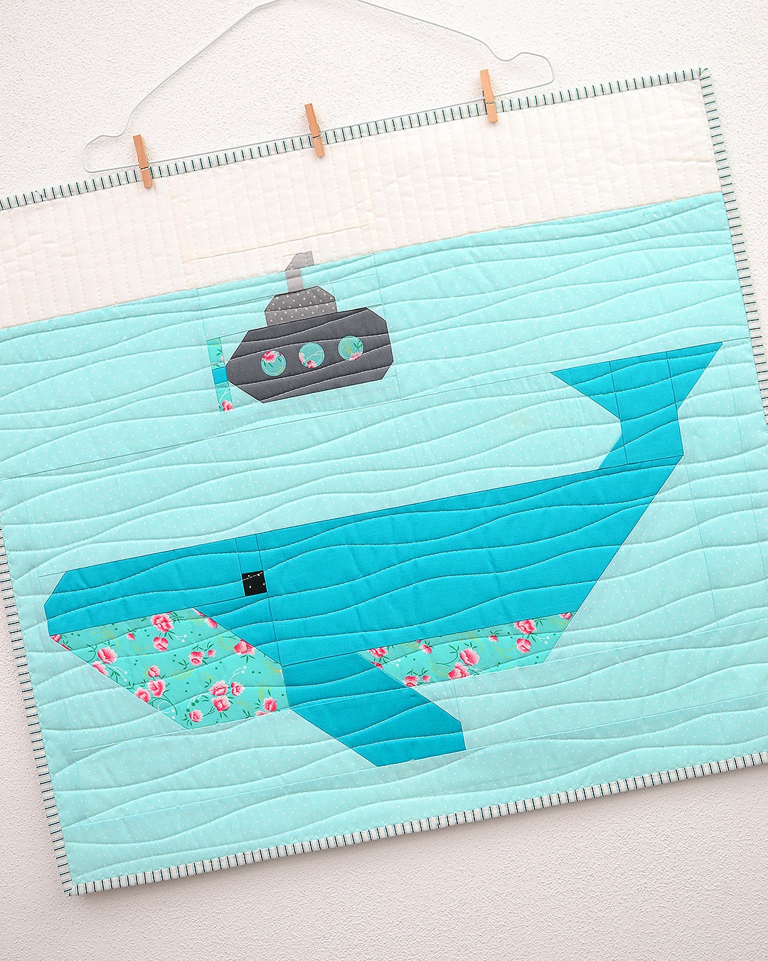 PDF Nautical Quilt Pattern Whale Quilt Pattern - Etsy Canada