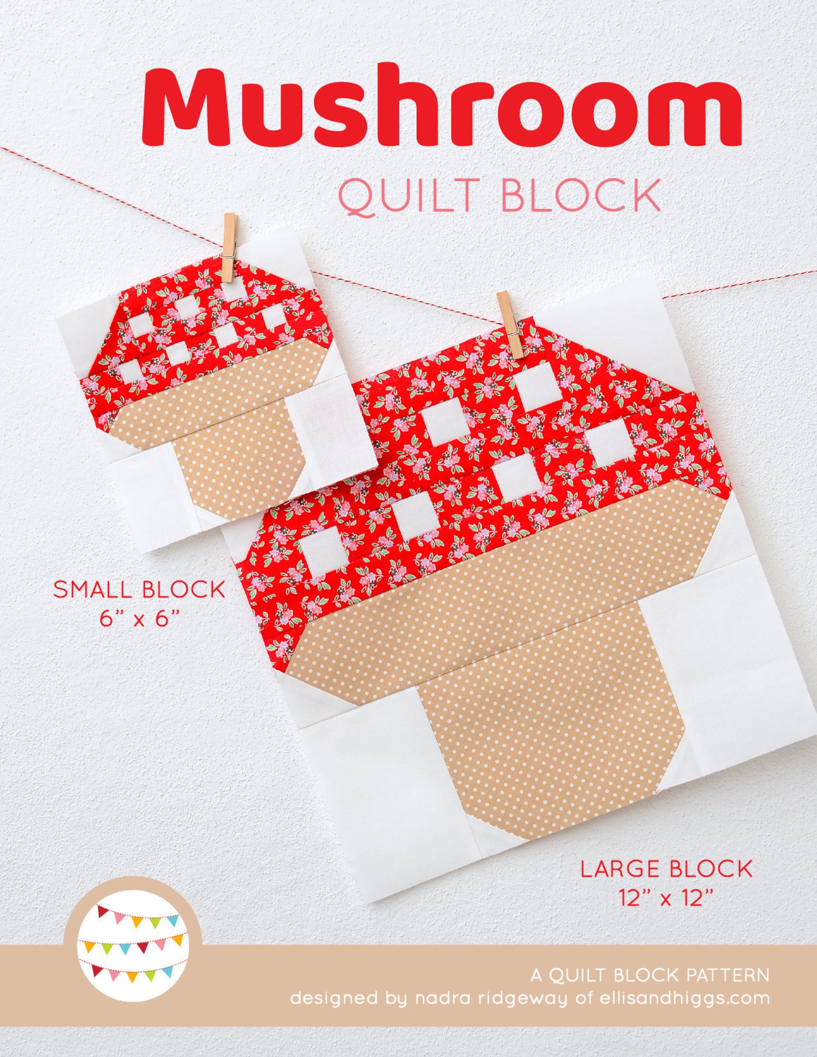 PDF Fall Quilt Pattern Mushroom Quilt Pattern - Etsy