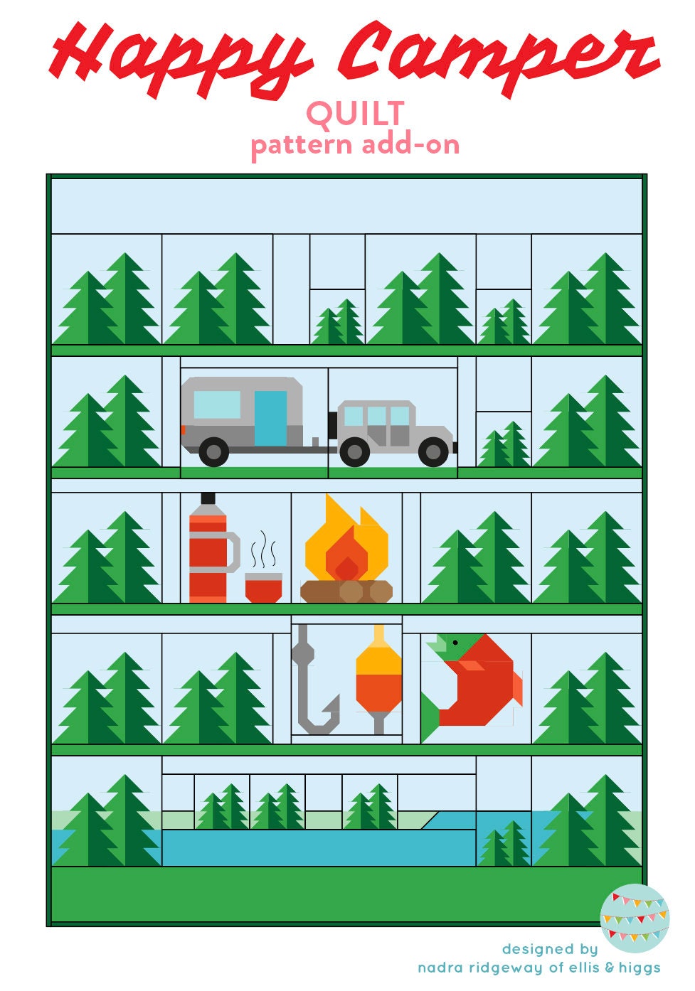 Camping PDF Quilt Pattern Bundle - Etsy
