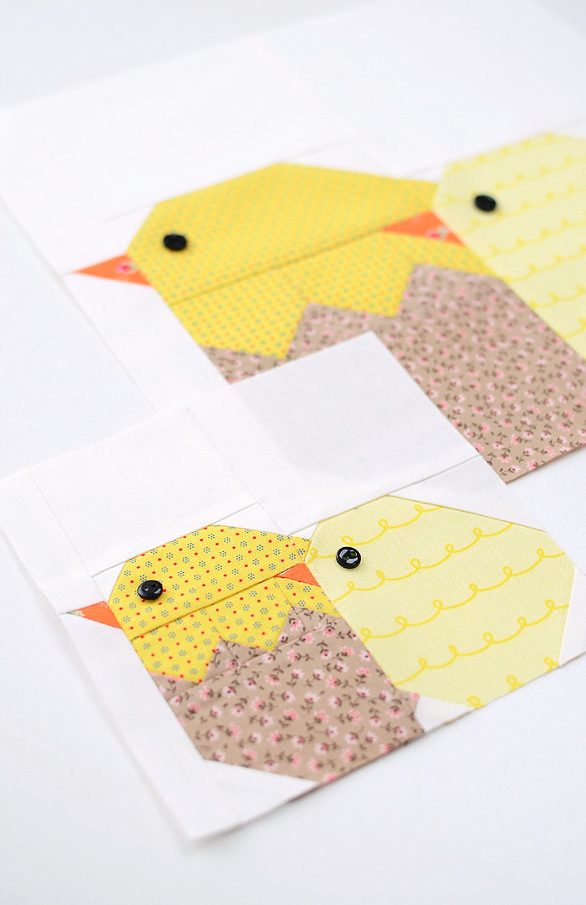 PDF Easter Quilt Pattern - Little Chicks Quilt Pattern - Etsy