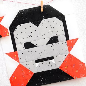 PDF Halloween Quilt Pattern - Dracula Quilt Pattern - Etsy