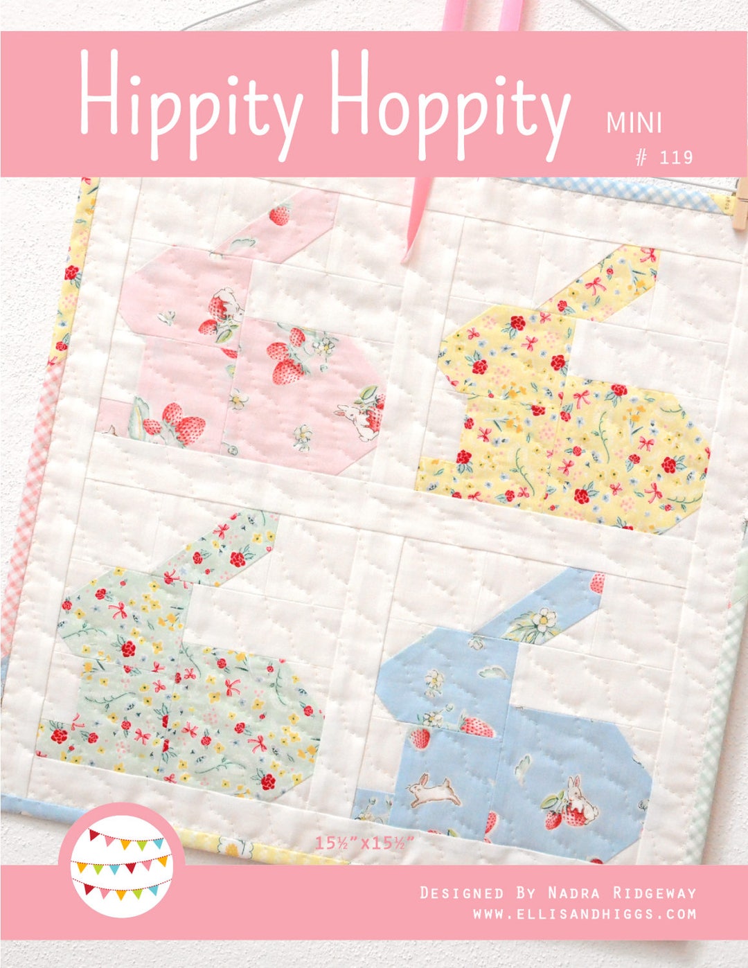 PDF Easter Quilt Pattern - Hippity Hoppity MINI - Etsy