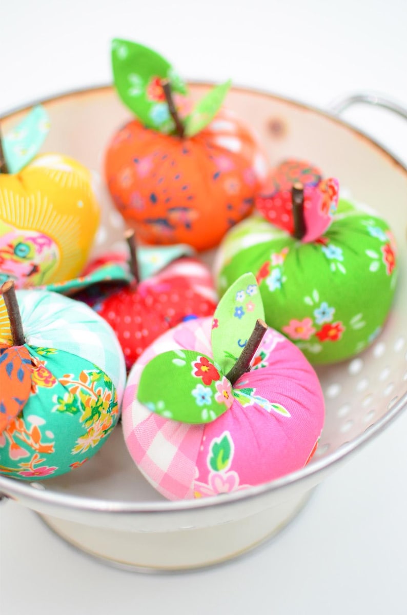 Alma Apple Pincushion Sewing Pattern | Pin Cushion PDF Download | Easy ...