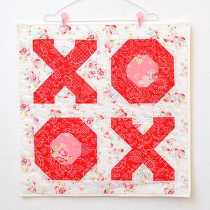 PDF Heart Quilt Pattern - XOXO Mini Quilt - Etsy