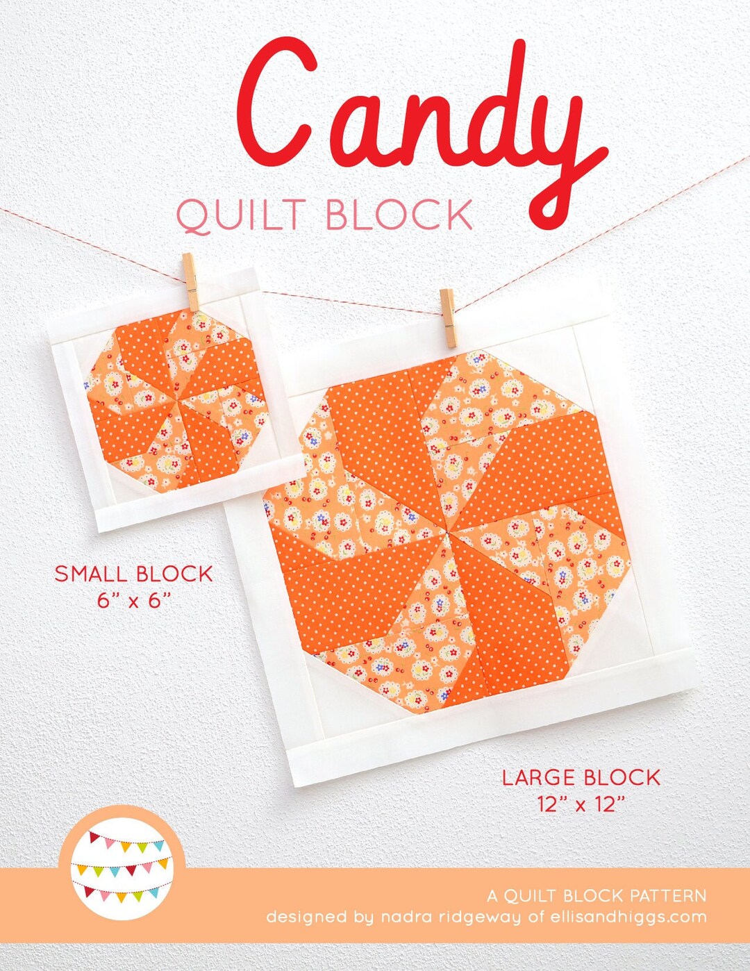 PDF Halloween Quilt Pattern - Candy Quilt Pattern - Etsy