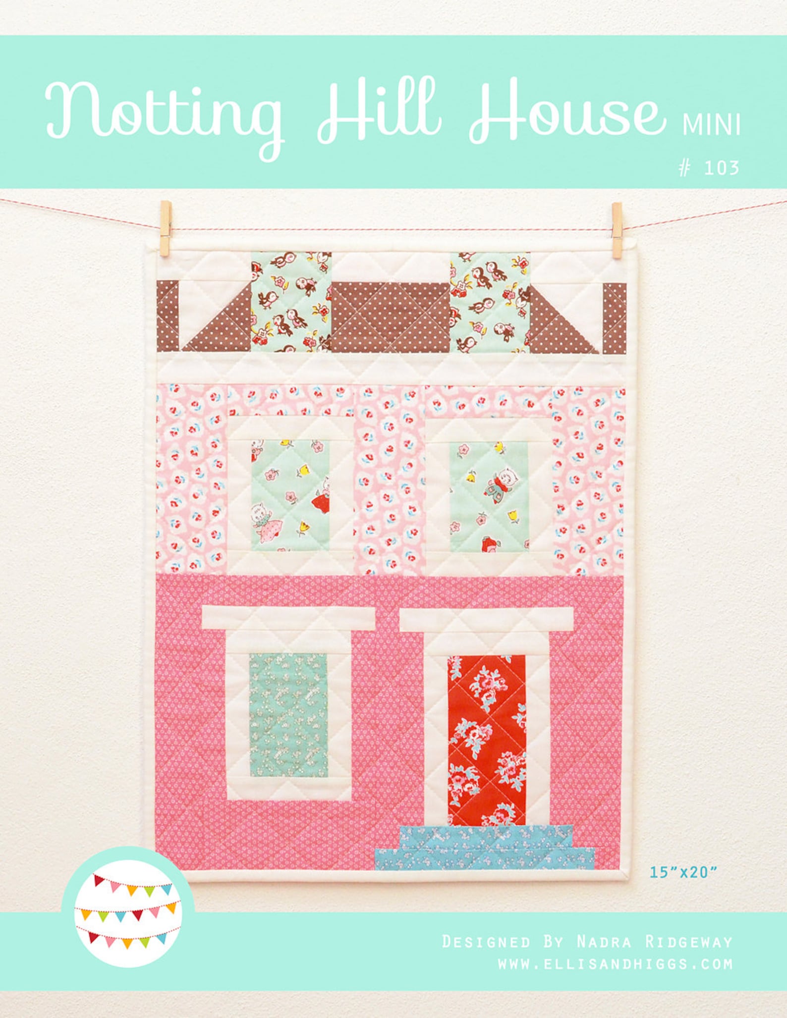 PDF Quilt Pattern - Notting Hill House MINI - Etsy Canada