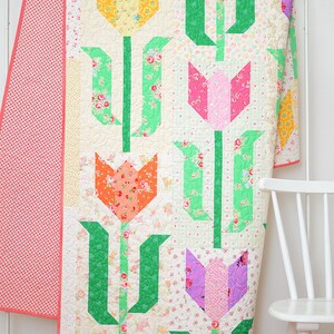 PDF Spring Quilt Pattern - Tulip Fields Quilt - Etsy