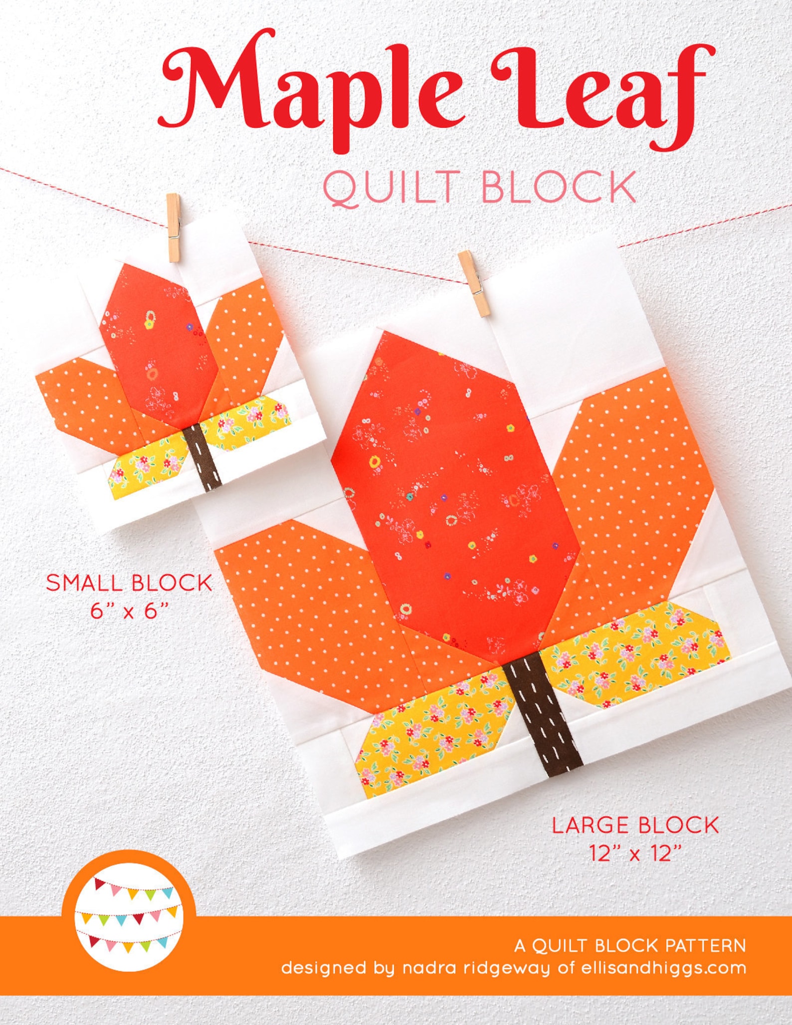 PDF Fall Quilt Pattern - Maple Leaf Quilt Pattern - Etsy