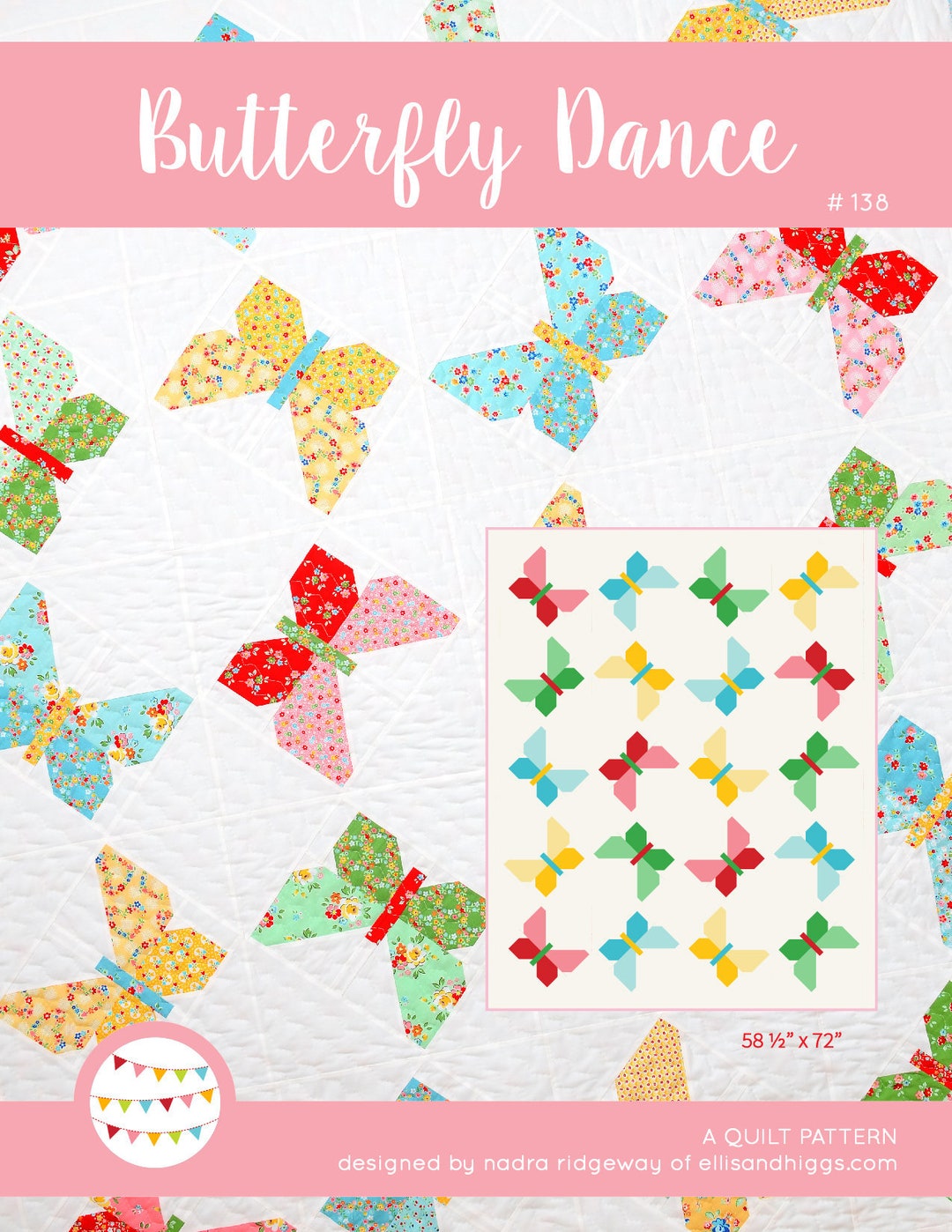 PDF Spring Quilt Pattern - Butterfly Quilt - Etsy
