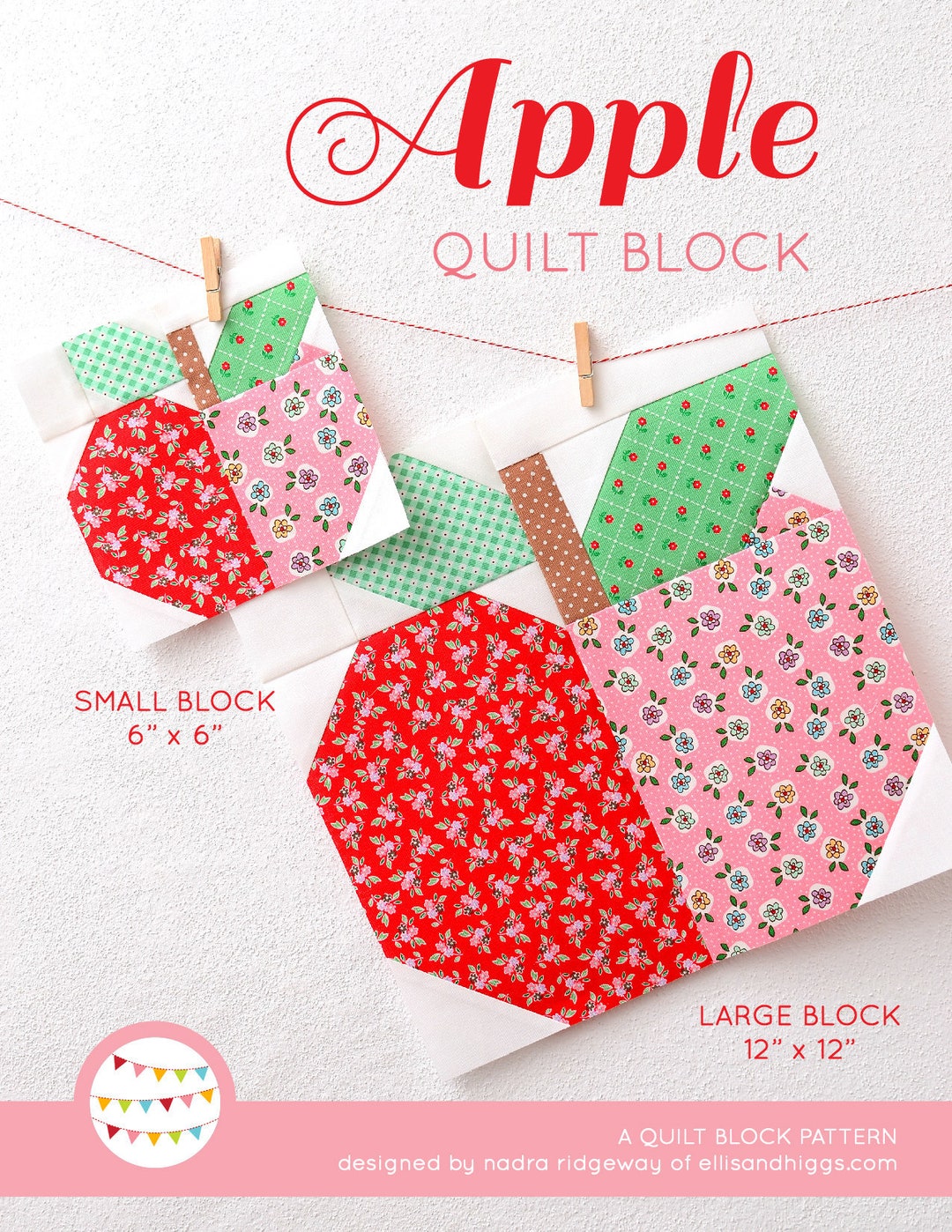 PDF Quilt Pattern - Apple Quilt Pattern - Etsy